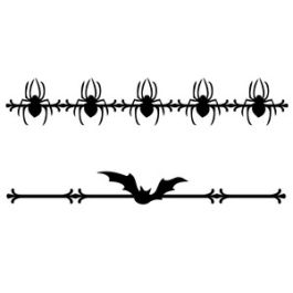 spider & bat borders