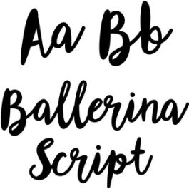ballerina script font
