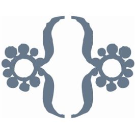 grunge flower bracket