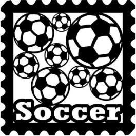 soccer stamp