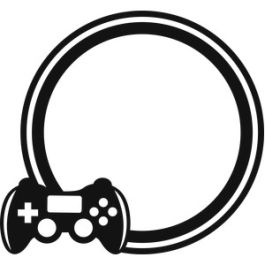 video game circle frame
