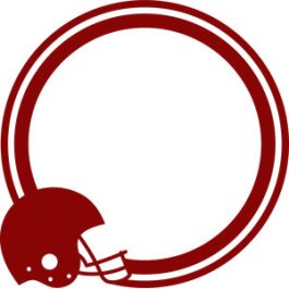 helmet football circle frame