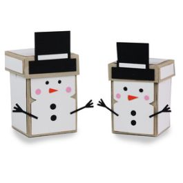 snowman nesting boxes