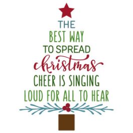 best way to spread christmas cheer tree
