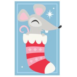 mouse in stocking