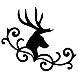 fancy deer flourish