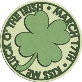 clover badge|16540
