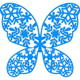 snowflake butterfly