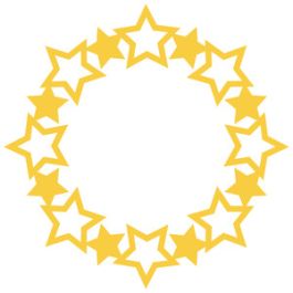 star round frame