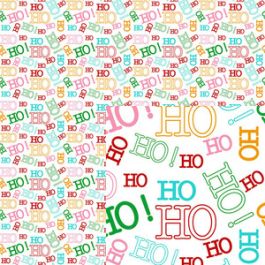 ho ho ho - cute christmas paper collection