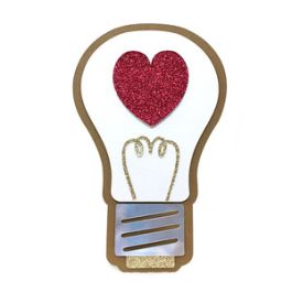 lightbulb heat card