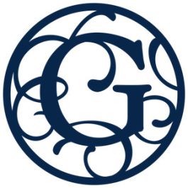 circle flourish monogram g
