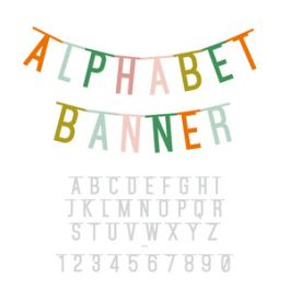 alphabet banner