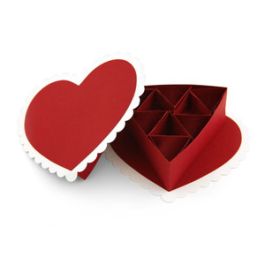 large heart chocolate box