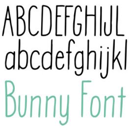 bunny font