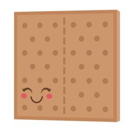 cute graham cracker character