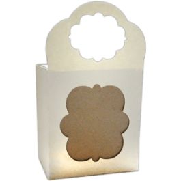 scallop box with artisan label