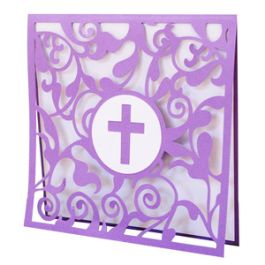cross flourish card