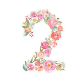 floral watercolor number 2
