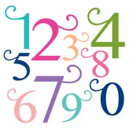 monogram swirl numbers
