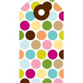 polka dot tag