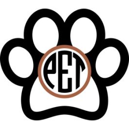 footprint pet monogram