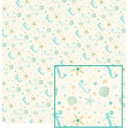 mermaid-themed paper