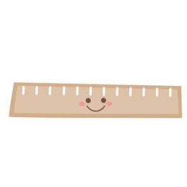 cute school ruler