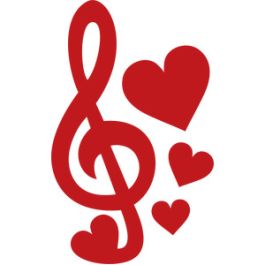 musical note love