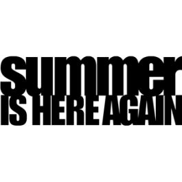 summer is here again phrase