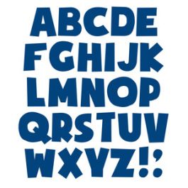 chunky alpha letter set