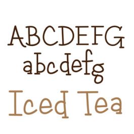 iced tea font
