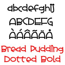 pn bread pudding dotted bold