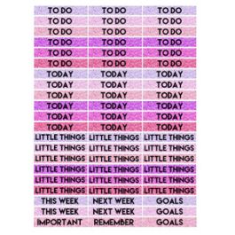 girly glitter headers