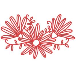 daisies floral flourish