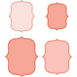 large scallop stitched labels