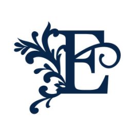 cursive floral monogram d