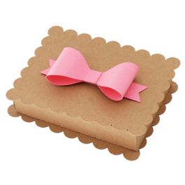 scallop box with bow