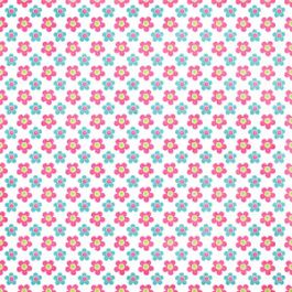 pink and blue flowers paper