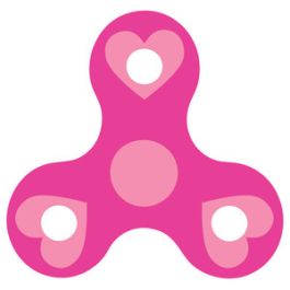 heart fidget spinner