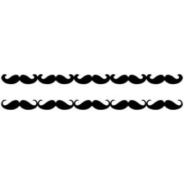 mustache borders
