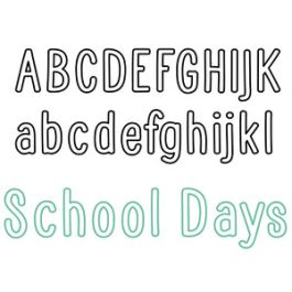 school days font
