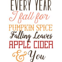 every year I fall quote