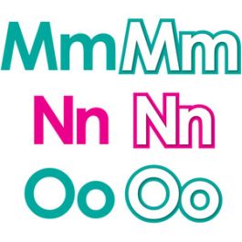 school letters - mno