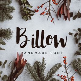 billow font