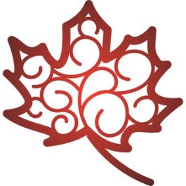 lacy autumn maple leaf|215656