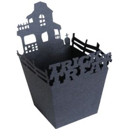 trick or treat haunted house candy box
