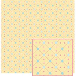pink & blue geo pattern