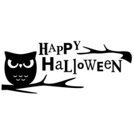 happy halloween owl