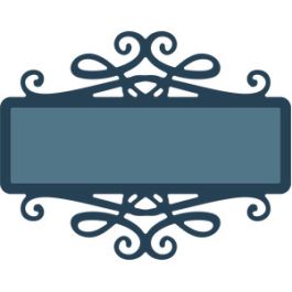 rectangle fancy label